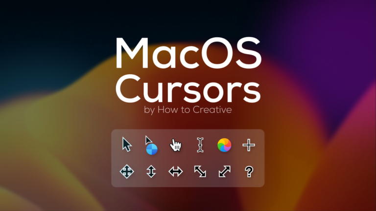 MacOS Cursor Pack | How to Creative